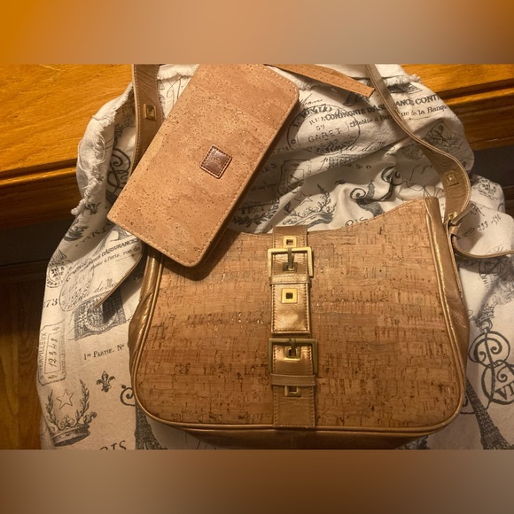 Stuart Weitzman | Bags | Vintage Stuart Weitzman Cork Purse Cork Wallet ...